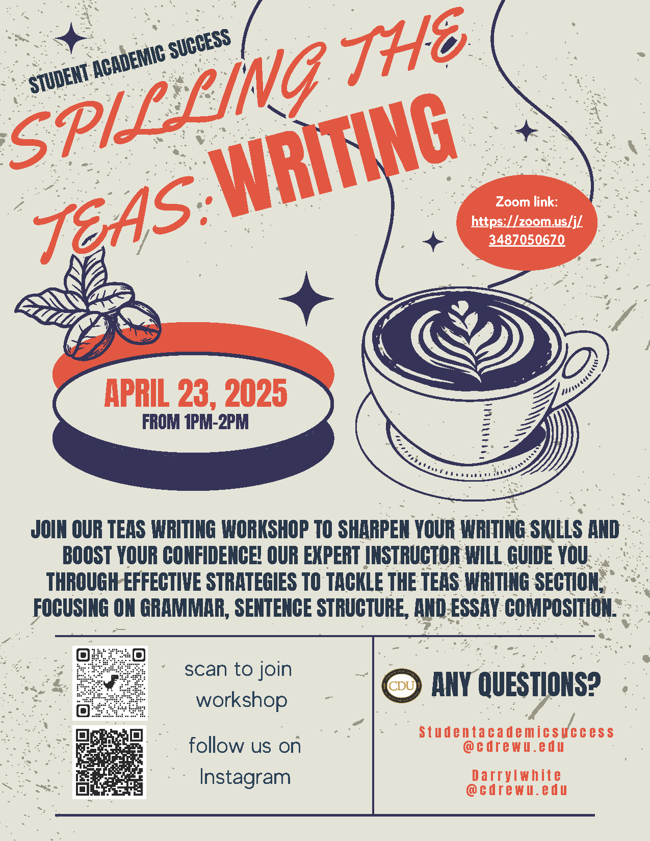 Spilling the TEAS: Writing | Charles R. Drew University of Medicine and ...